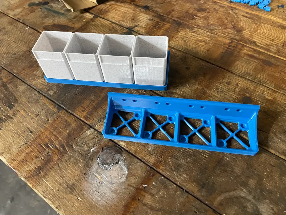 Skadis x Gridfinity Base Plate 4x2 4x1 by georgeiangrant - MakerWorld