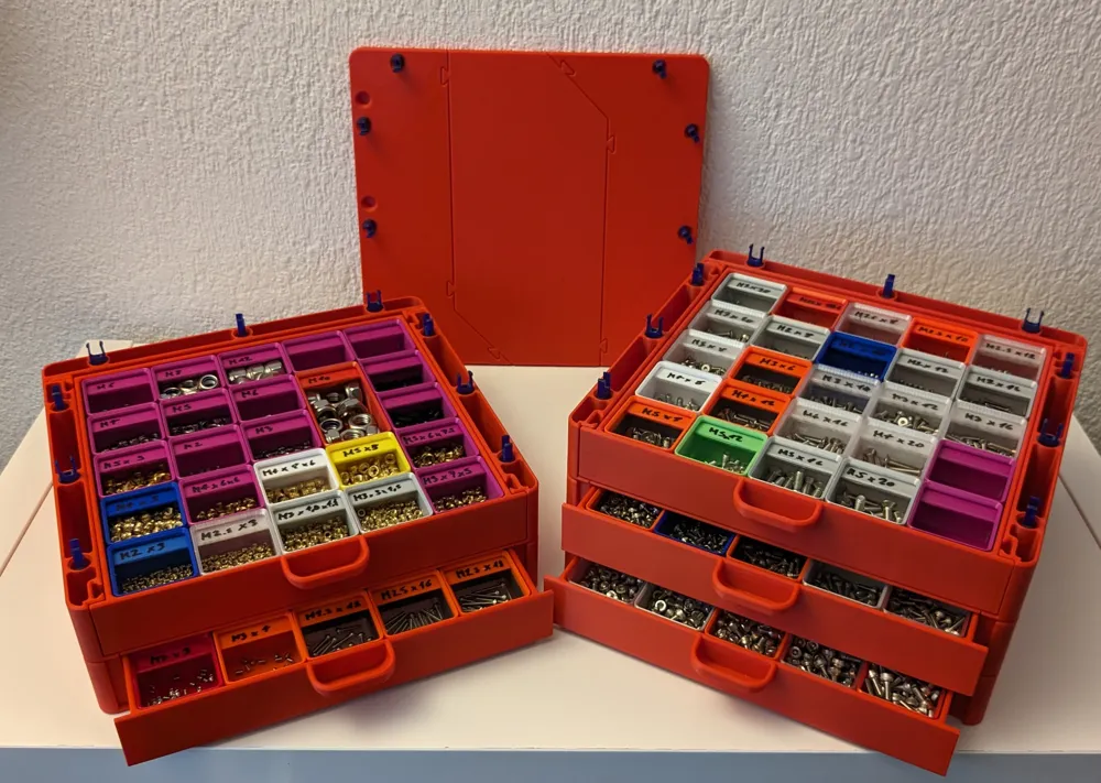 Modular Rack System for Gridfinity Drawers - Overview by GrafXP ...