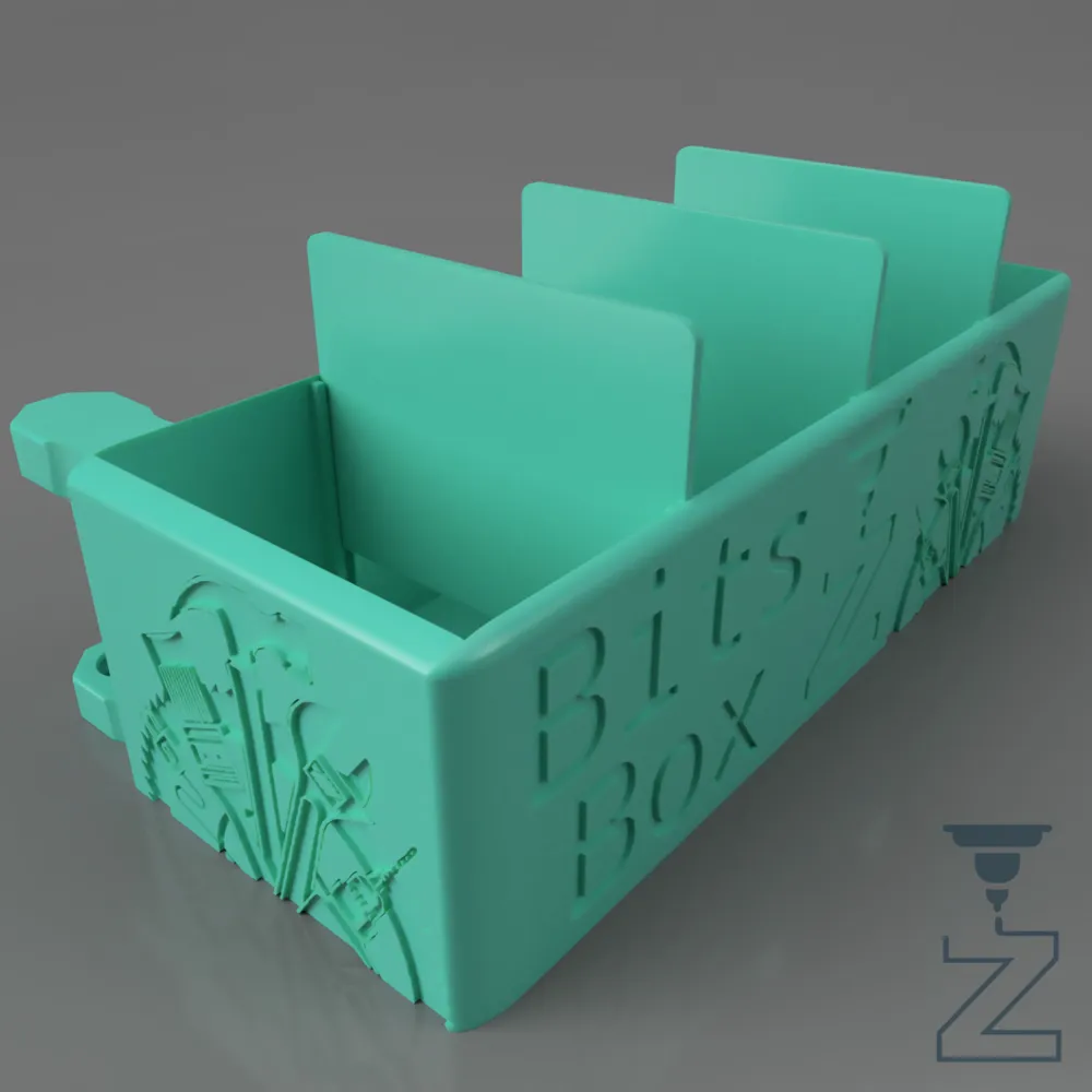 Bits Box - A Desk Mounted Handy Storage Container + Dividers by ...