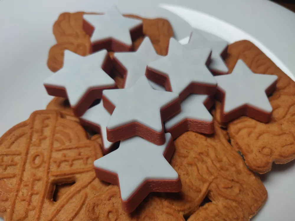 Cinamon Stars (Decoration) by zeddiArts - MakerWorld