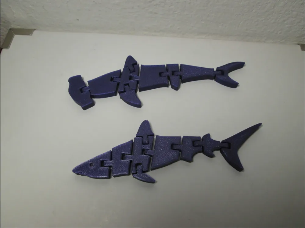 Flexible Sharks and dolphin PACK (my old models) by MrHanjak - MakerWorld