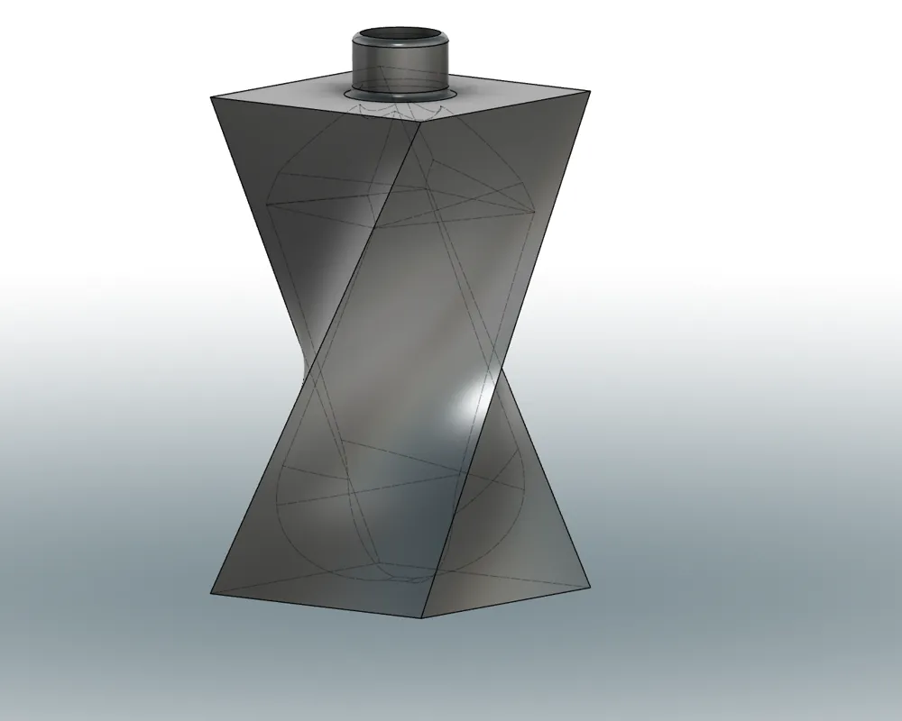 Twisted Soap Dispenser (Threadless) by TurtleTech Creations - MakerWorld