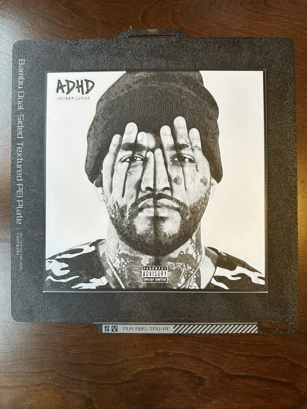 ADHD - Joyner Lucas Album Cover - Hueforge by zoroseerus MakerWorld ...