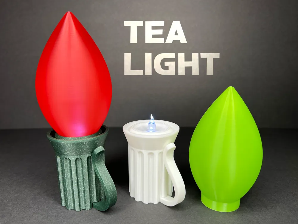Christmas Tea Light Bulb by DesignCraft - MakerWorld