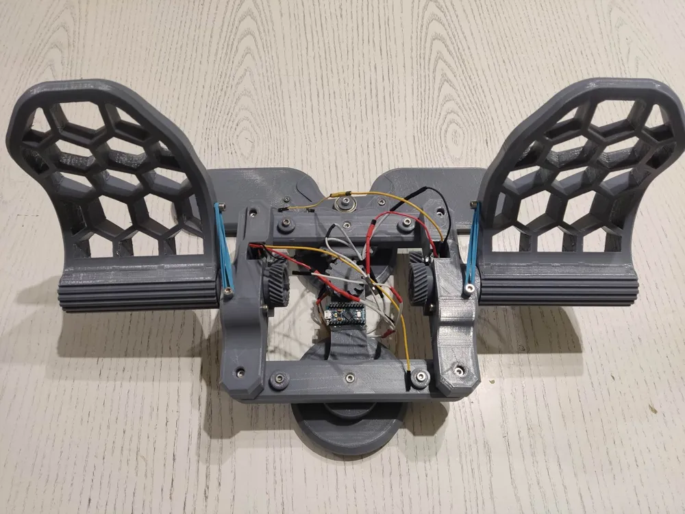 Rudder Pedals and Toe Brakes for Flight Sims Remixed by nikos_karal ...