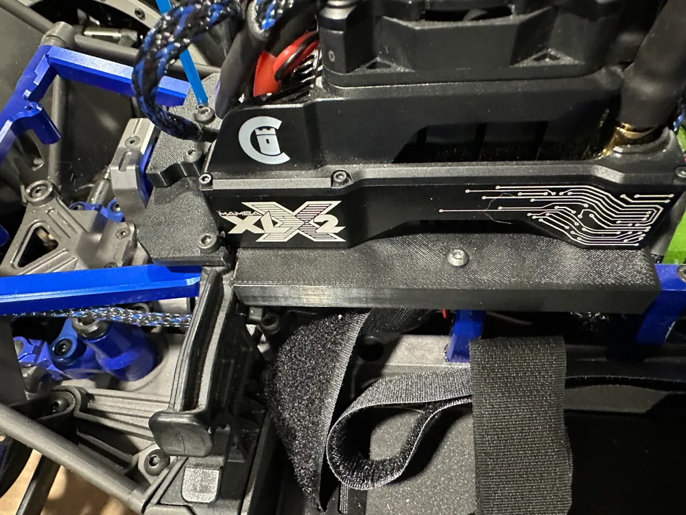 XLX2 Xmaxx Mounting Plate ESC - Free 3D Print Model - MakerWorld