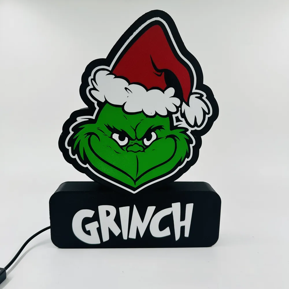 GRINCH Led Lamp by Smart3d by Gabriel Gomes - MakerWorld