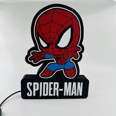 Spider-Man Led Lamp by Smart3d by Gabriel Gomes - MakerWorld