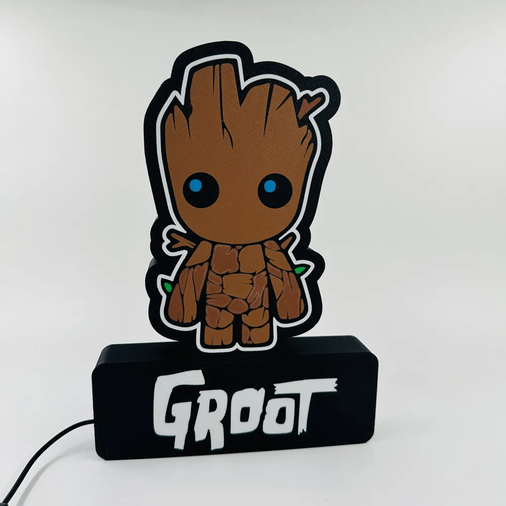 Groot Led Lamp by Smart3d by Gabriel Gomes - MakerWorld