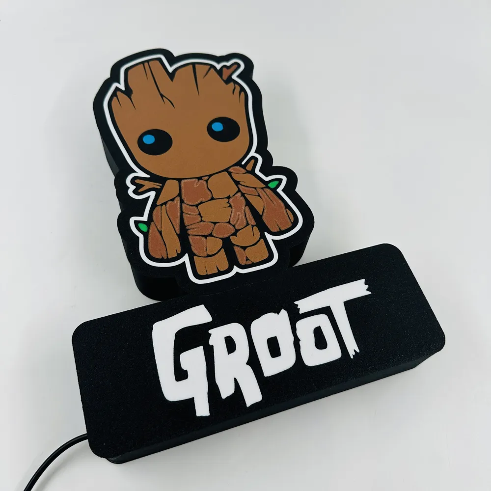 Groot Led Lamp by Smart3d by Gabriel Gomes - MakerWorld
