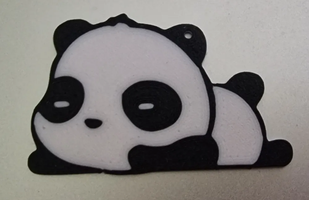 Cute Panda 2d wall art by TheWallArtGuy - MakerWorld