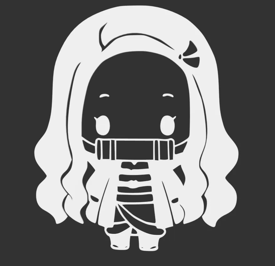 Demon Slayer - Nezuko Chibi - Kimetsu No Yaiba 2d wall art by Ryan878 ...