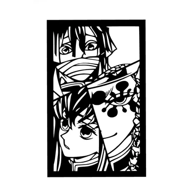 Demon Slayer - Pillars - Hashira 2D Poster - StandAlone Panel 2 by ...