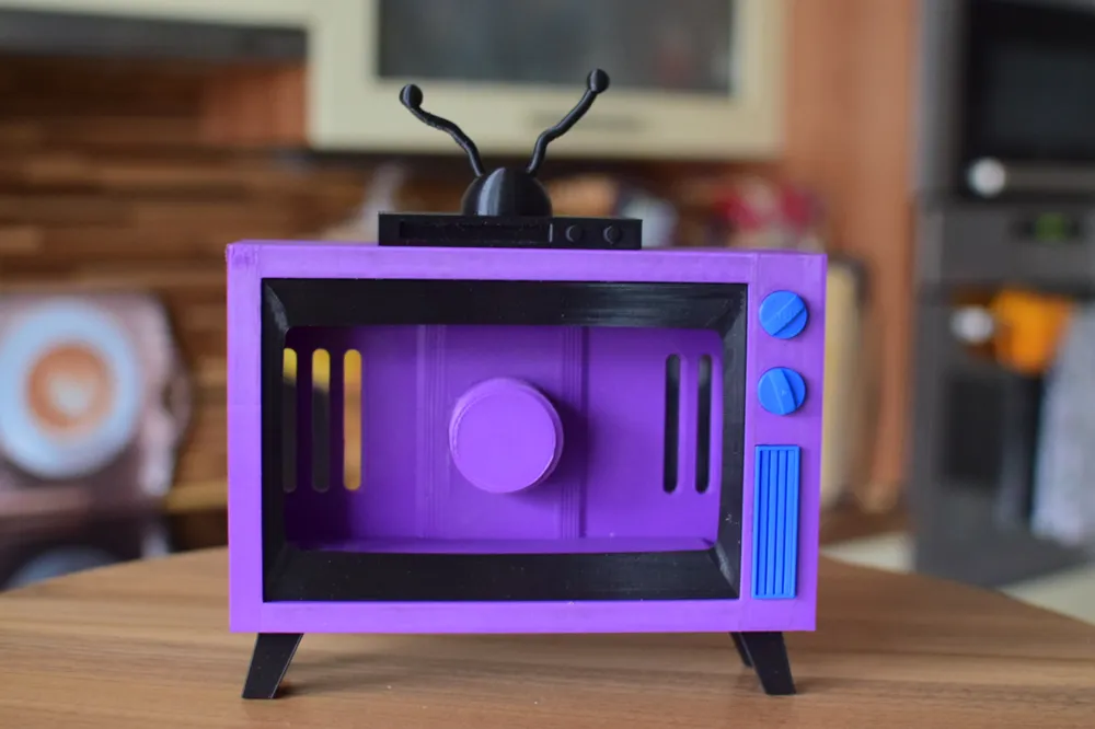 Simpsons tv phone holder by nbalet - MakerWorld