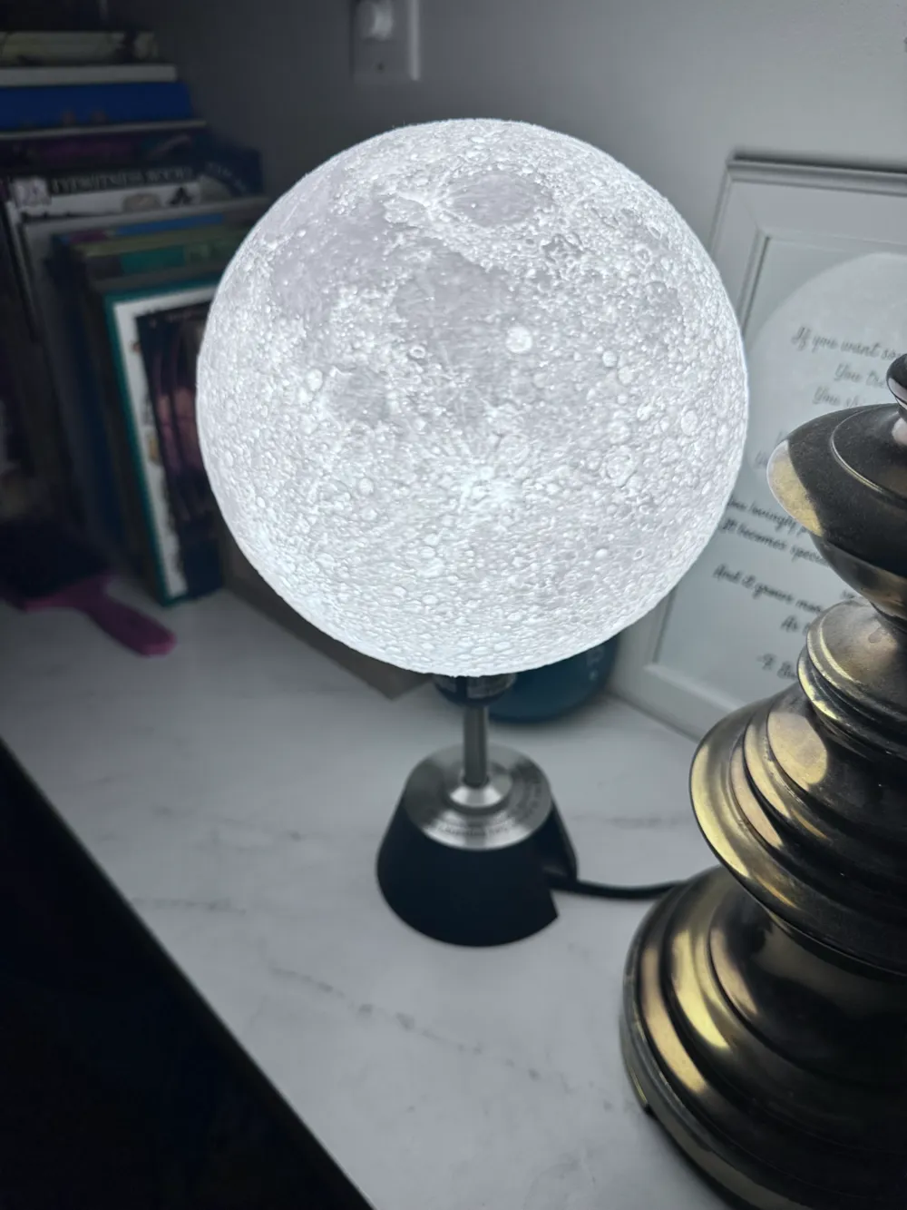 200m Moon Lamp Adapter for Upright Lamps by chalkers - MakerWorld