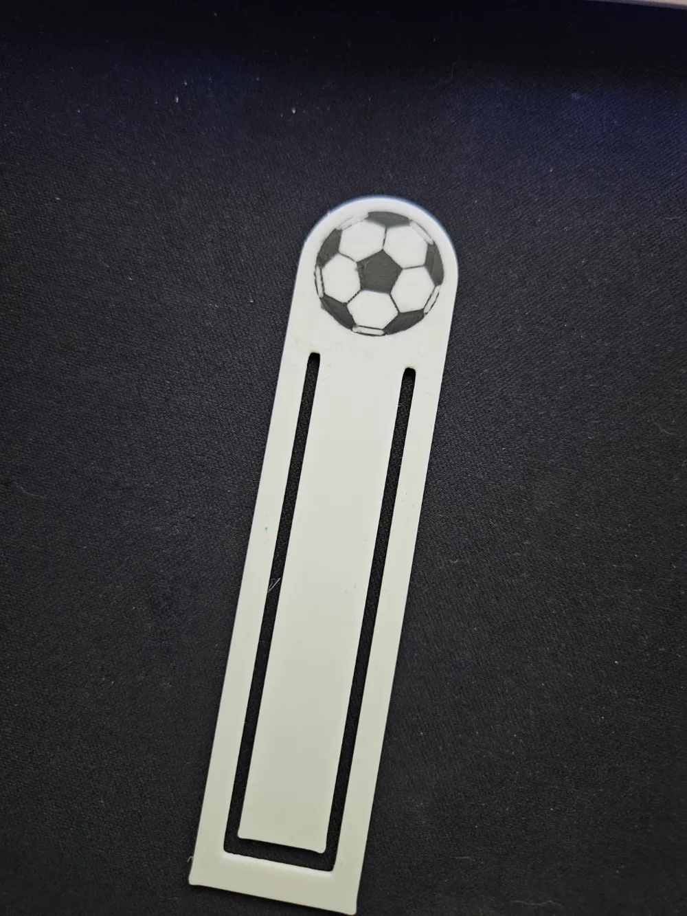 Soccer Bookmark - Fußball Lesezeichen by 3DPrinTcess - MakerWorld