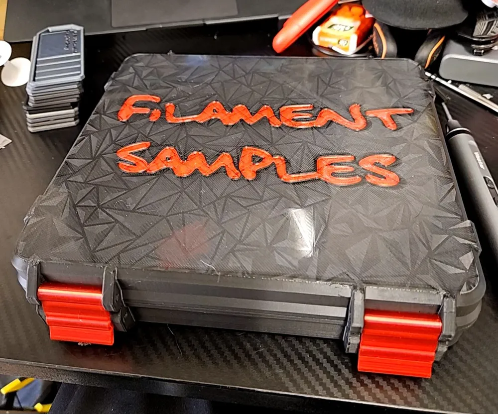 Rugged sample box with logo (Holds 88 samples) Remixed by p666buc ...
