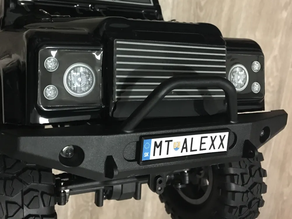 License plate holder (EU size) for 1:10 RC Crawler by HynXXXX - MakerWorld