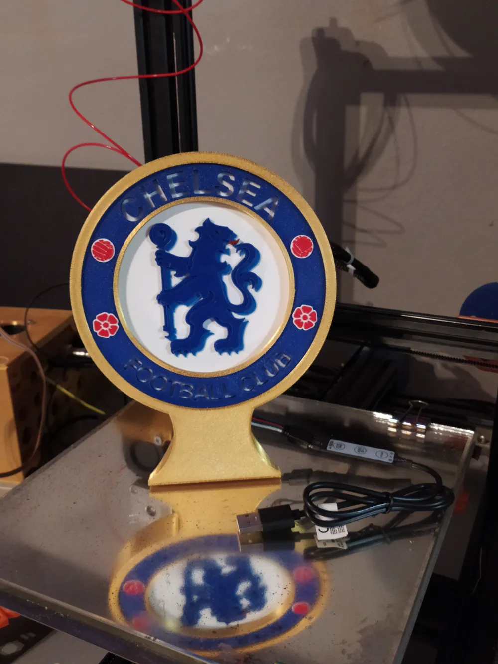 Chelsea football club Led lamp by Marekparnican - MakerWorld