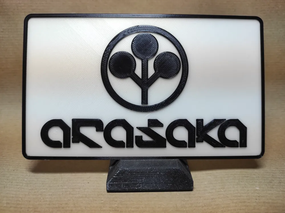 Arasaka sign from Cyberpunk 2077 by kikaster6 - MakerWorld