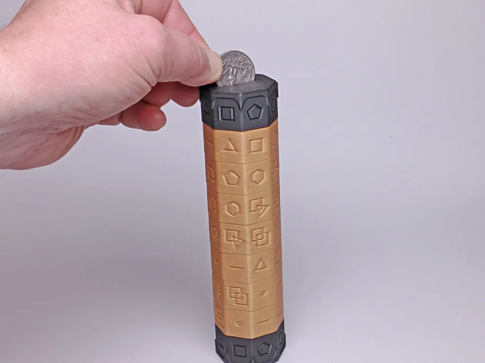 Cryptex Coin Vault Remixed by LoboCNC - MakerWorld