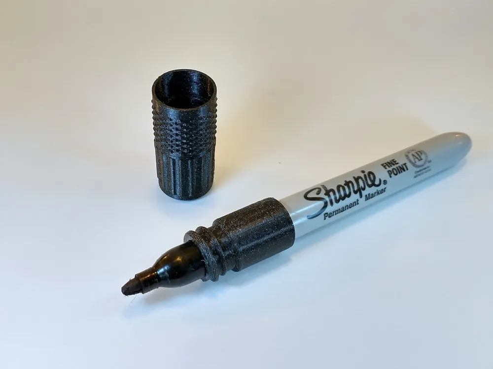 Screw Cap for Sharpie Fine-Point Pen by LoboCNC MakerWorld: Download ...