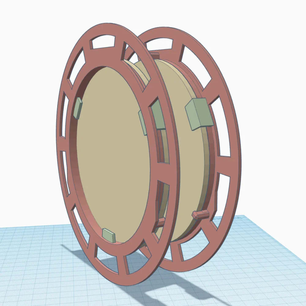 Adapter Rings for 250g Filament Spools for Bambu Lab X1-Carbon AMS (140 ...