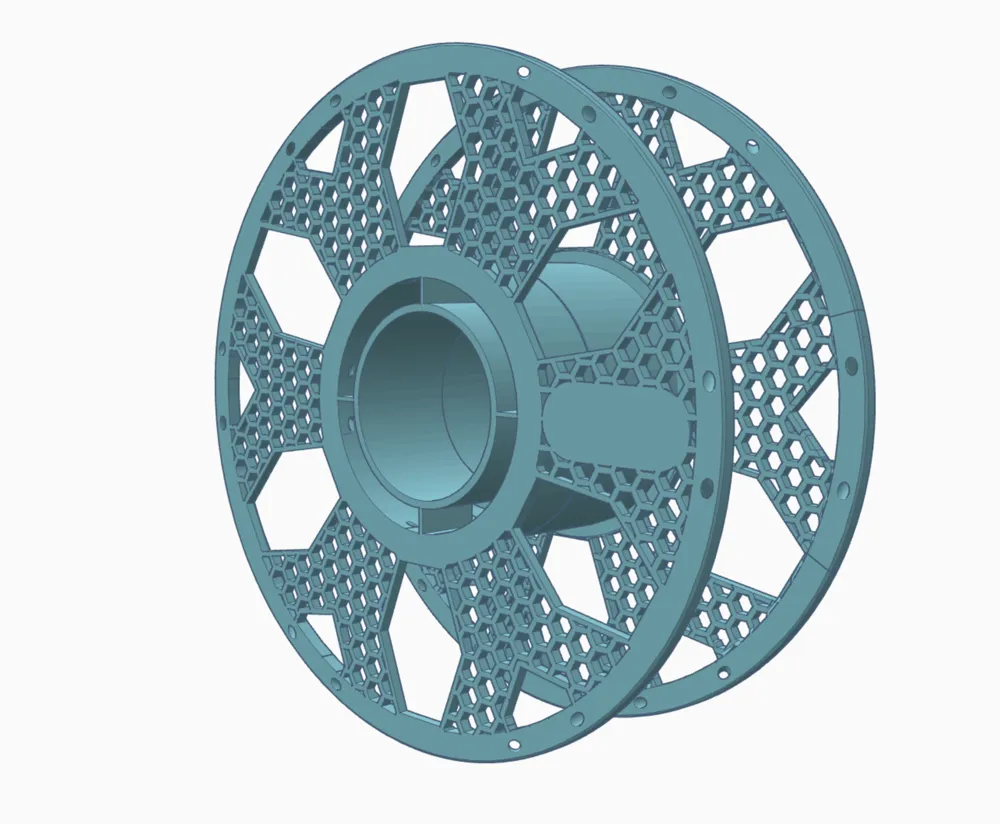Bambu Lab Reusable Spool Holder Remix Four Remixed by mediaman3d - MakerWorld