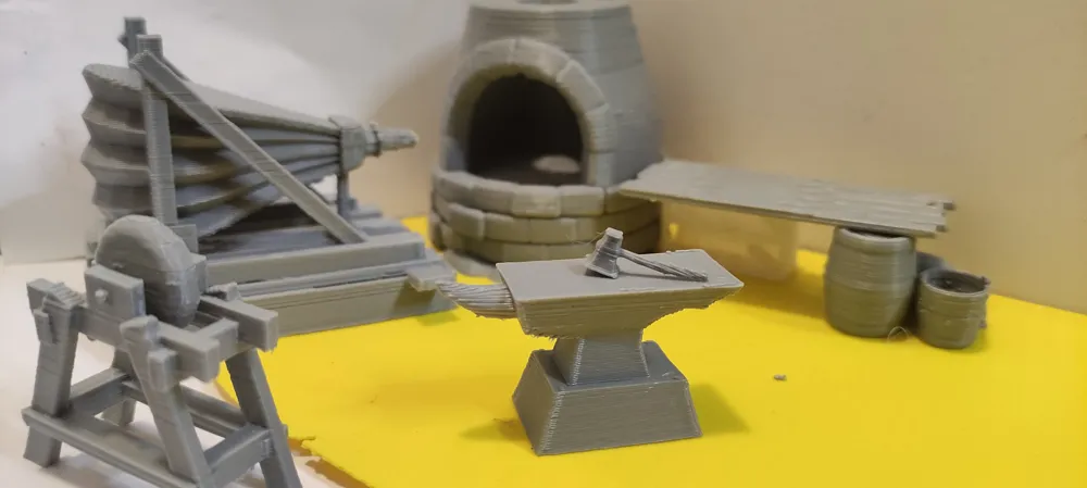 Stylized Smithy workshop - Miniatures by hvdzasaur - MakerWorld