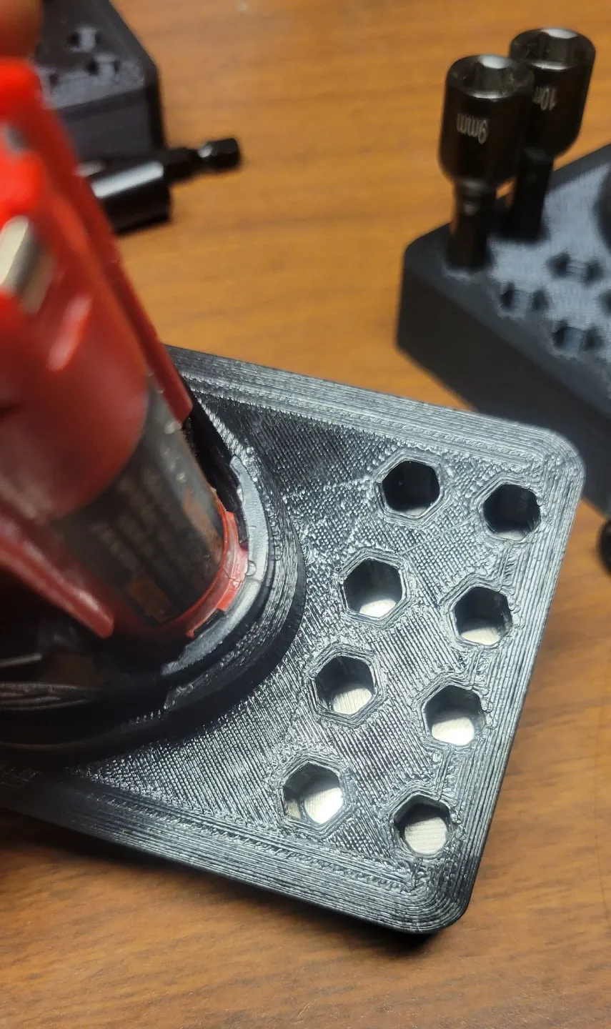 Milwaukee M12 Battery, Bit Caddy and stabilizer by BULLDOGG - MakerWorld