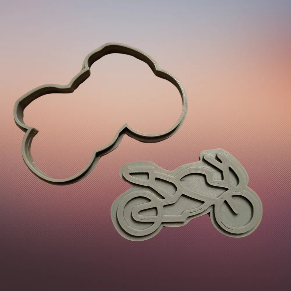Motorbike cookie cutter by PrintMyDesign - MakerWorld