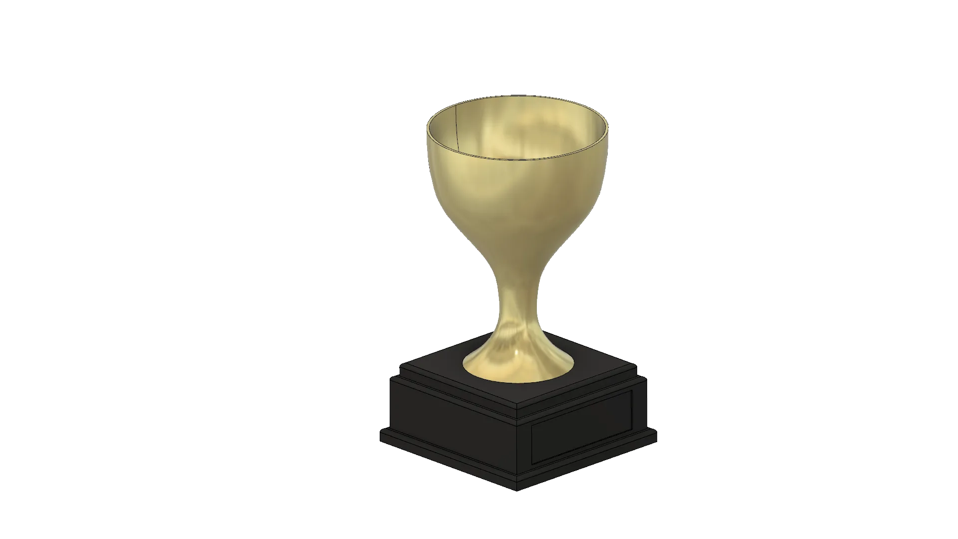 Trophy with customizable plate - Free 3D Print Model - MakerWorld