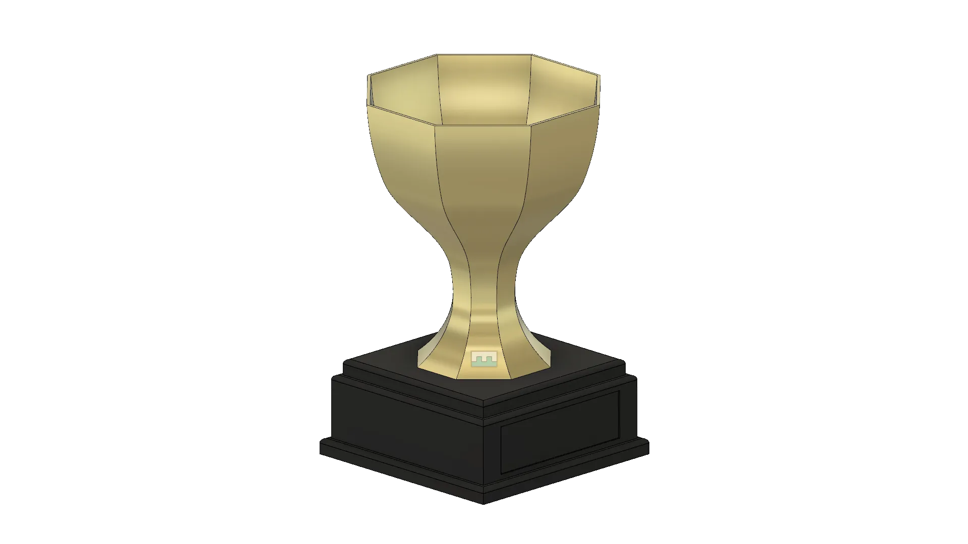 Trophy with customizable plate - Free 3D Print Model - MakerWorld