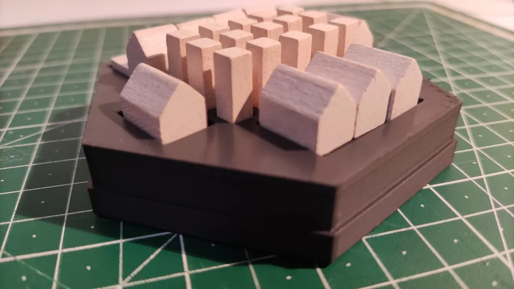 Catan player pieces holder Remixed by miziomon - MakerWorld