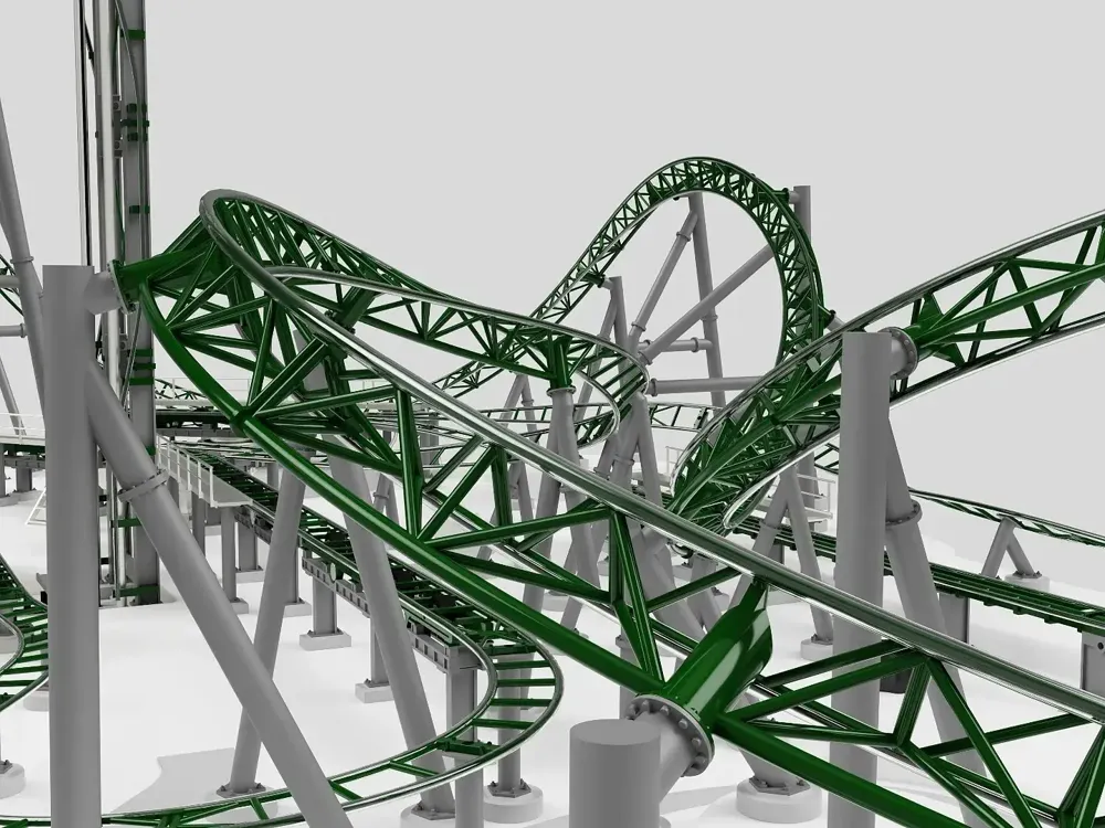 LTS Design Intamin Multi Dimension Coaster by LTS.Design - MakerWorld