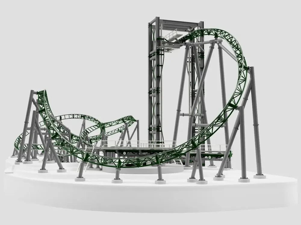 LTS Design Intamin Multi Dimension Coaster by LTS.Design - MakerWorld