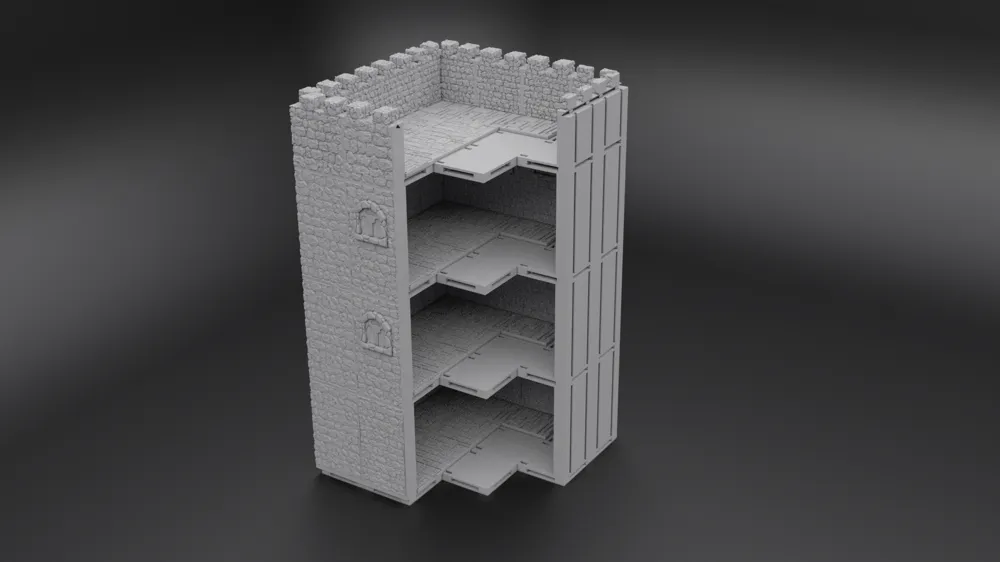 DnD Terrain Structure Core set by battle.deancz - MakerWorld