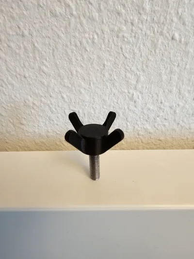 Wing screw nut M5 by CABA100 - MakerWorld