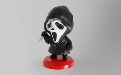 Ghostface Sculpture by mkraus1976 - MakerWorld