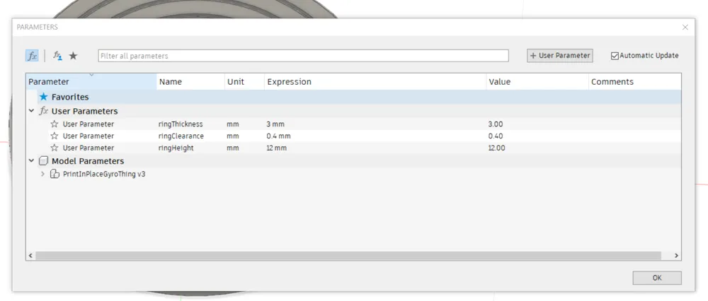 Print In Place Gyro Rings Fidget Toy (Fusion 360 File included) by ...