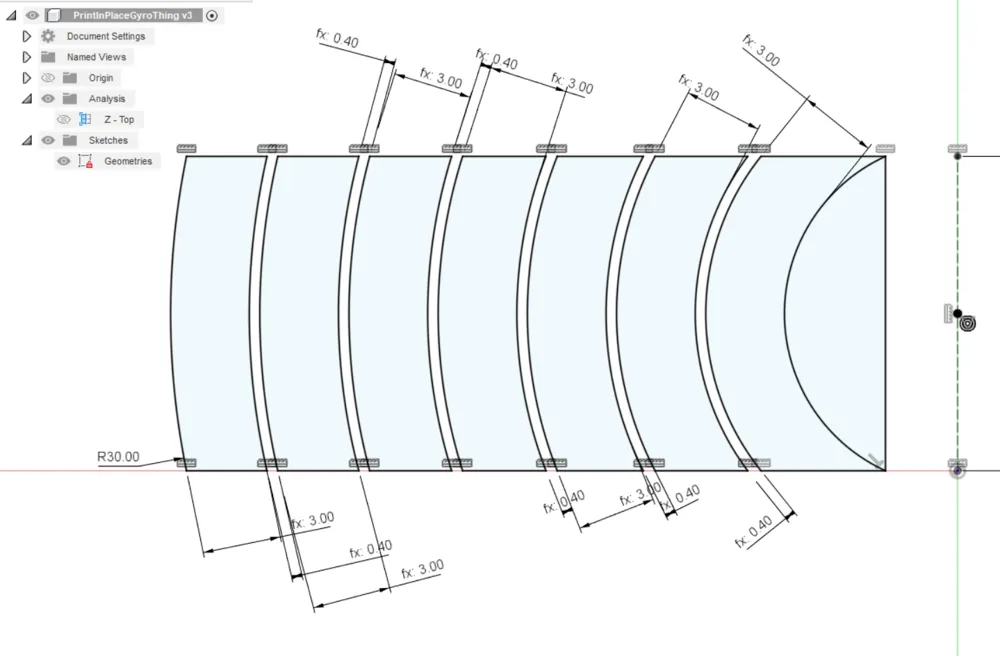 Print In Place Gyro Rings Fidget Toy (Fusion 360 File included) by ...