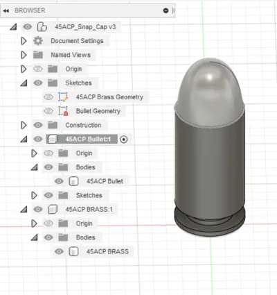 9MM Snap Cap / Dummy Round 来自 lordachoo - MakerWorld