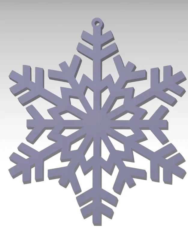 Snowflake basic 1 by Zdeny3D - MakerWorld