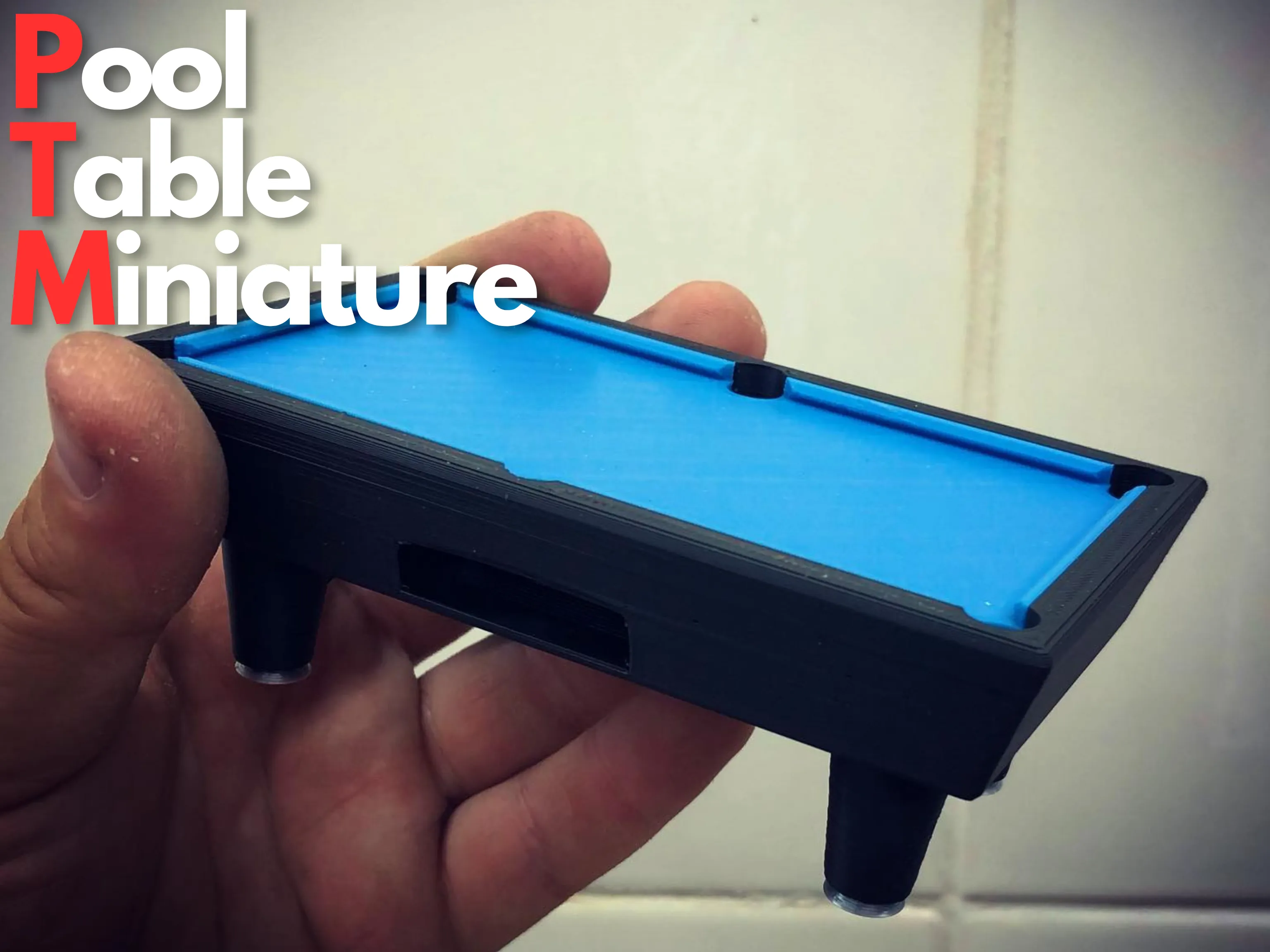 Pool Table Miniature - Free 3D Print Model - MakerWorld