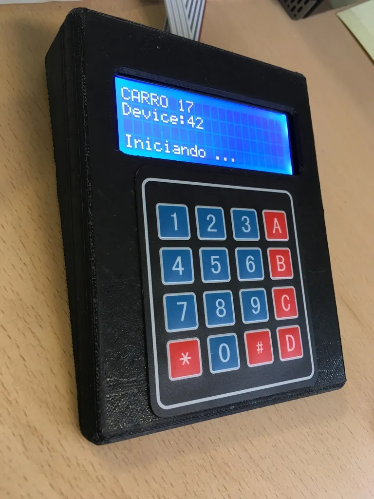 2004 LCD Keypad and RFID enclosure 10º angled by one1973 - MakerWorld