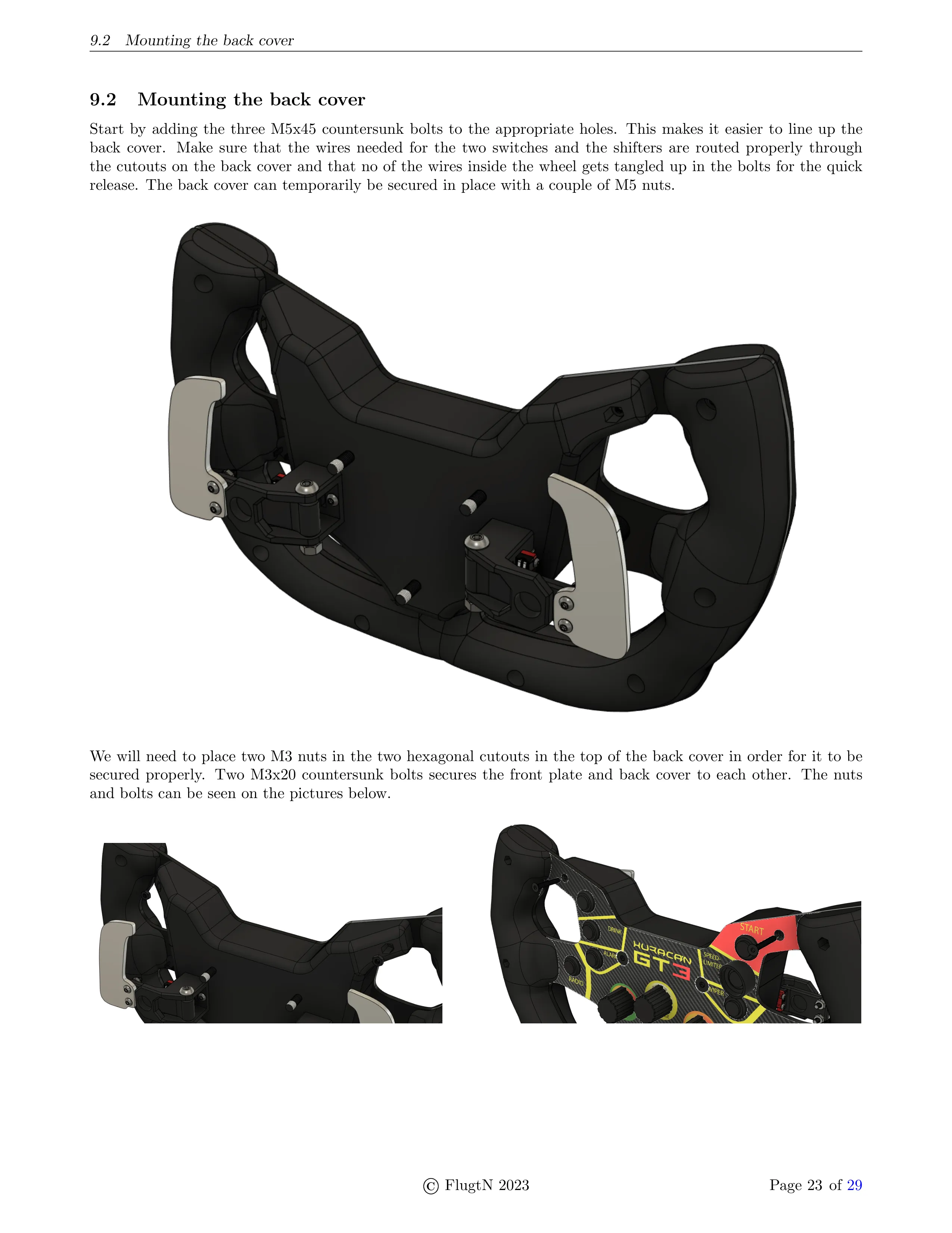 Huracan GT3 steering wheel replica for sim racing - Free 3D Print Model ...