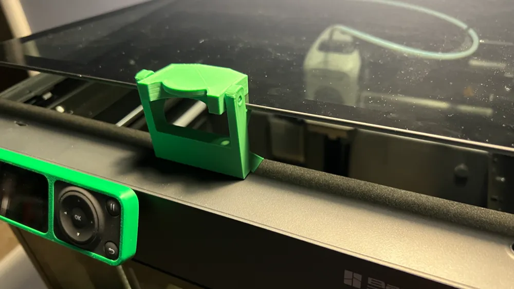 Bambu Lab P1P, P1S, X1C bolt on top glass riser/hood prop Remixed by ...