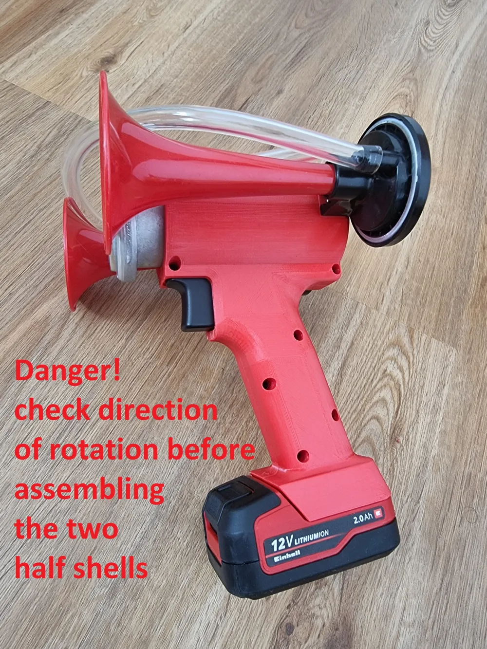 Battery powered Compressor Air Horn by CAD-Guy - MakerWorld