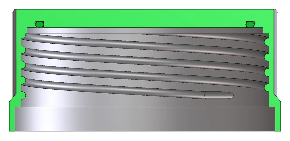 Cap for Schott bottle with GLS 80 thread by CAD-Guy - MakerWorld