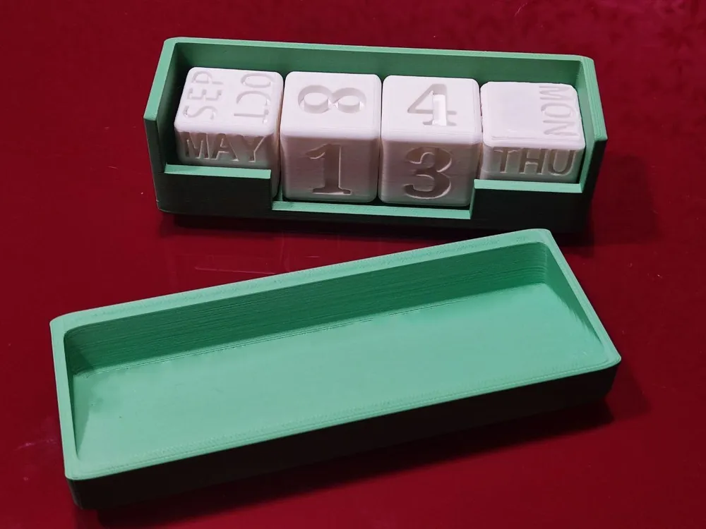 MINIMAL PERPETUAL CALENDAR TWO POSITIONS by FrancescoM - MakerWorld